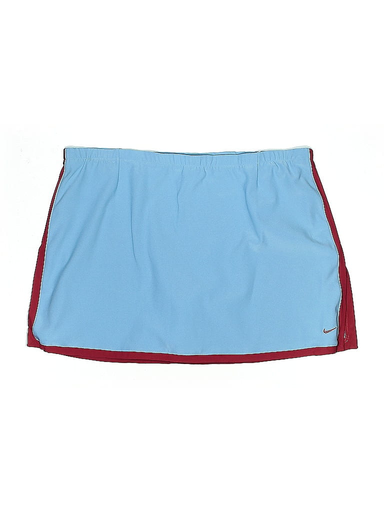 Nike Color Block Blue Active Skort Size L - 35% off | ThredUp
