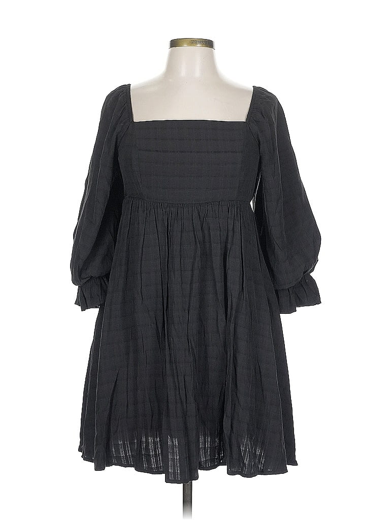 Entro Gray 3/4 Sleeve Top Size L - 52% off | ThredUp