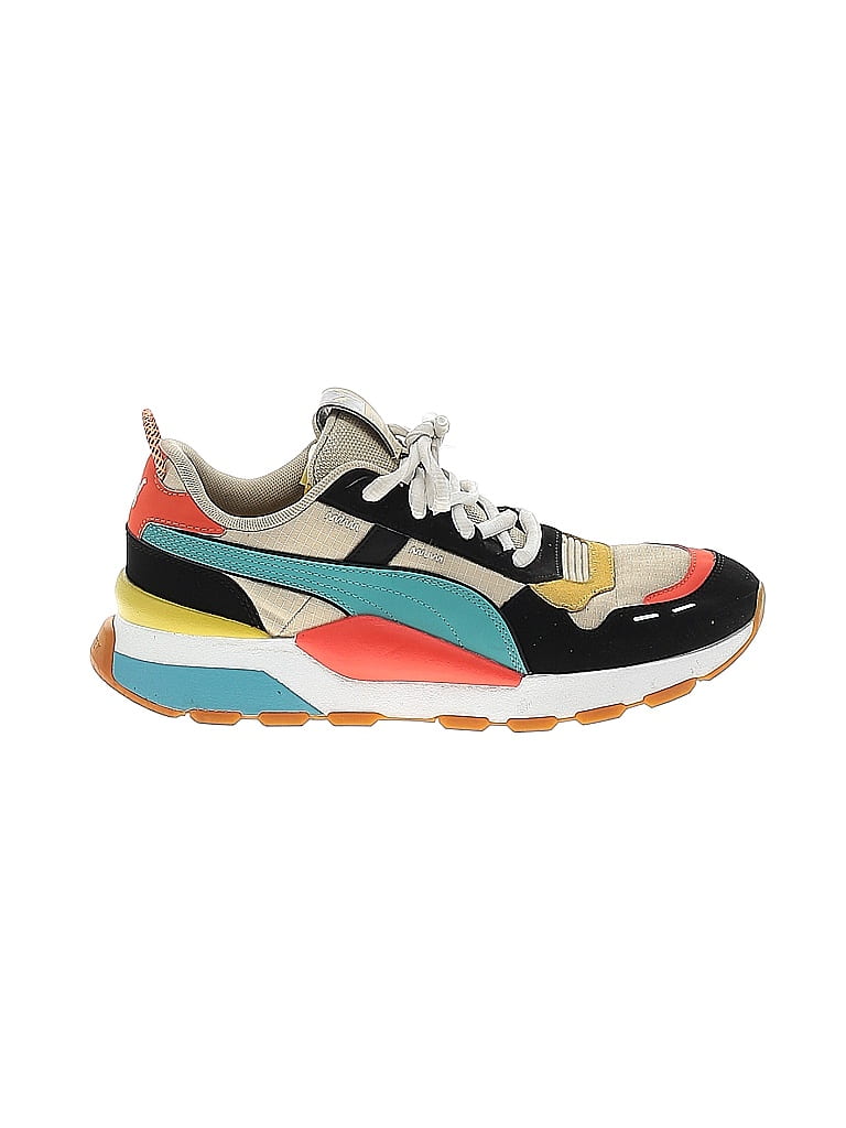 Puma Color Block Teal Tan Sneakers Size 8 1/2 - 43% off | ThredUp