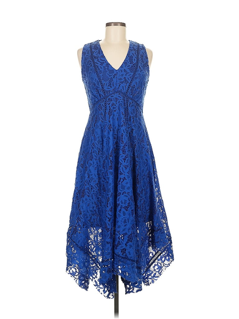 Taylor Blue Cocktail Dress Size 6 - 72% off | ThredUp
