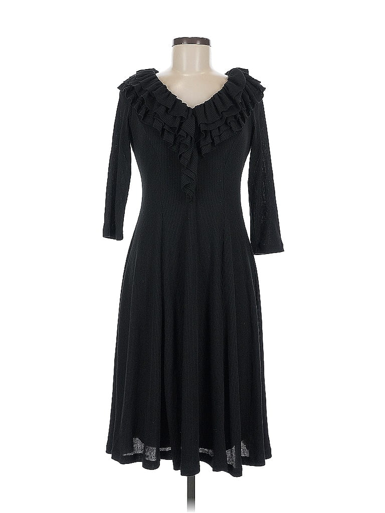 Signature by Robbie Bee Black Cocktail Dress Size M (petite) - 60% off ...