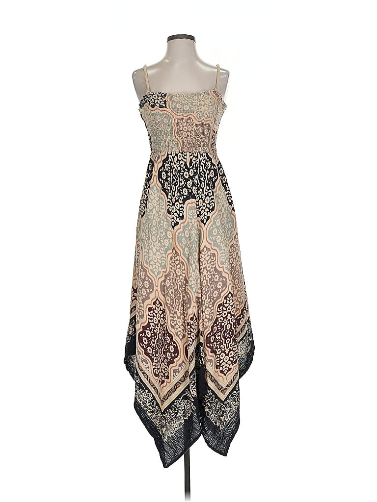 Soft Surroundings Paisley Tan Cocktail Dress Size S - 23% off | ThredUp