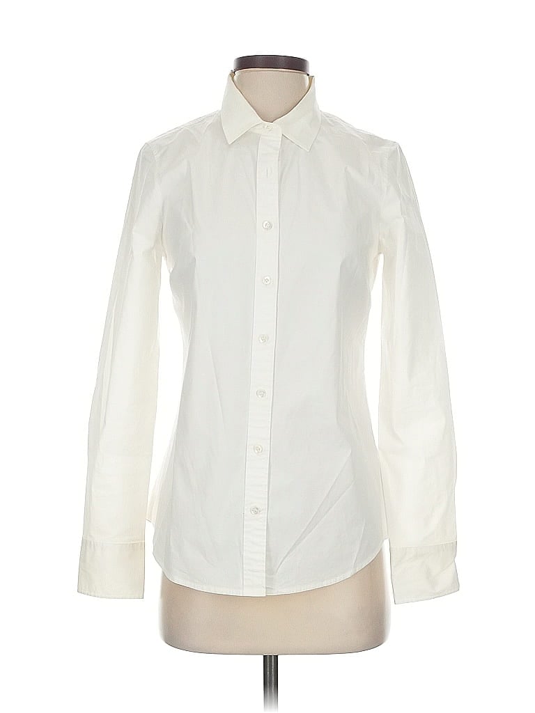 J.Crew Ivory Long Sleeve Button-Down Shirt Size S - 72% off | ThredUp