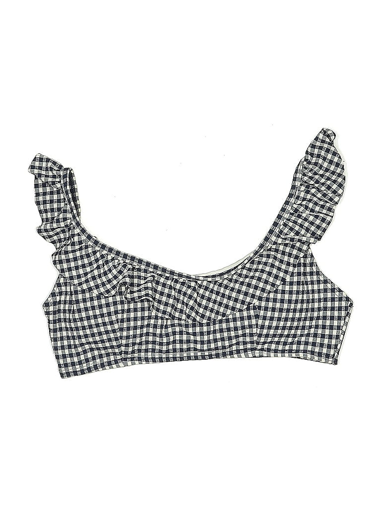 LOFT Beach Checkered-gingham Ivory Swimsuit Top Size XS - 52% off | ThredUp
