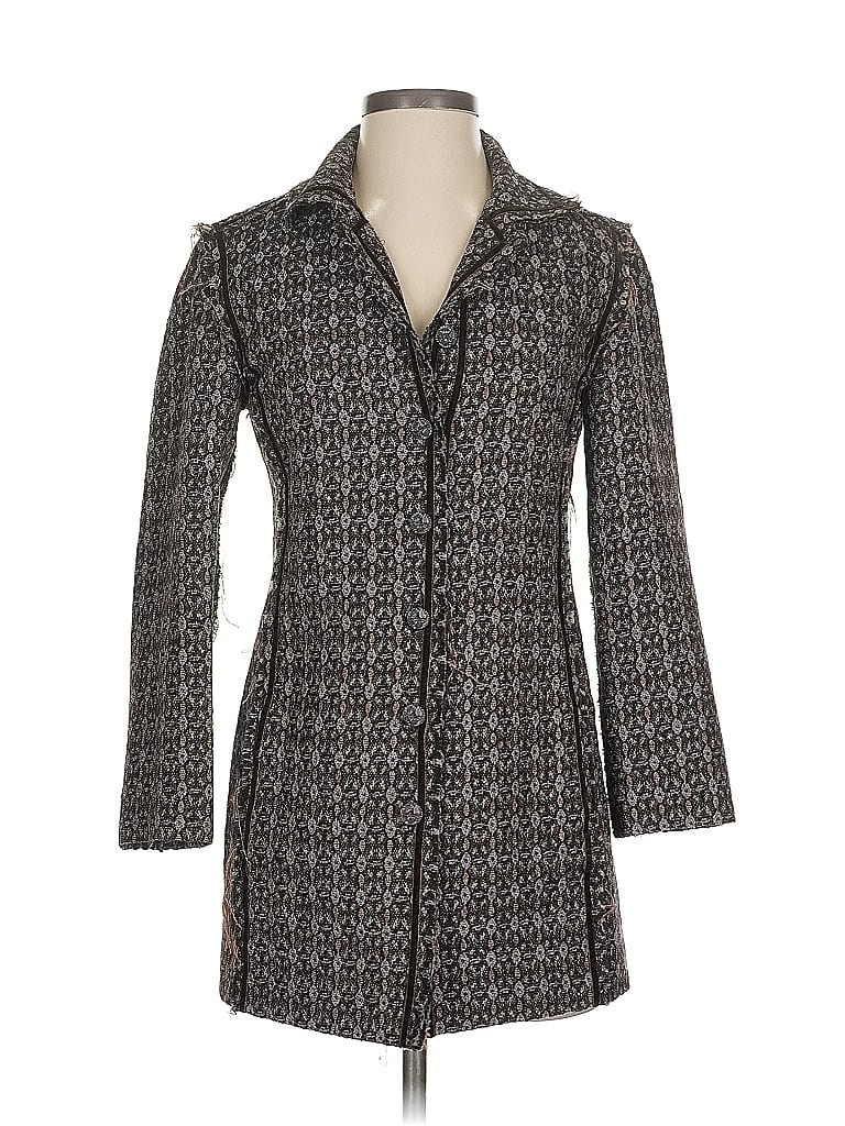 Yansi Fugel 100% Polyester Gray Coat Size 0 - 79% off | ThredUp