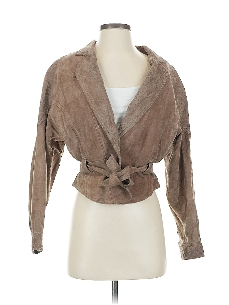 Byrnes & Baker 100% Leather Brown Leather Jacket Size S - 62% off | ThredUp