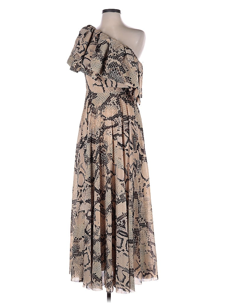 Solace London Paisley Tan Cocktail Dress Size 10 - 79% off | ThredUp