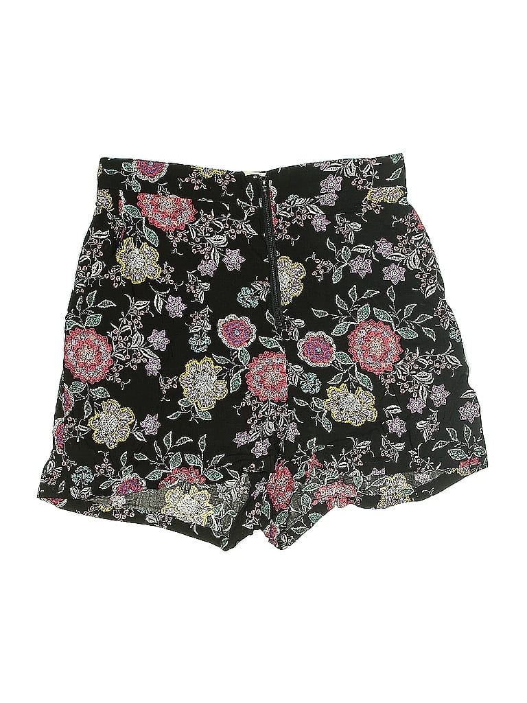 Field Day 100% Rayon Floral Black Shorts Size L - 70% off | ThredUp