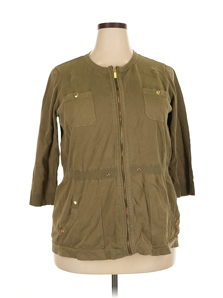 Jones New York Green Jacket Size 2X - 69% off | ThredUp