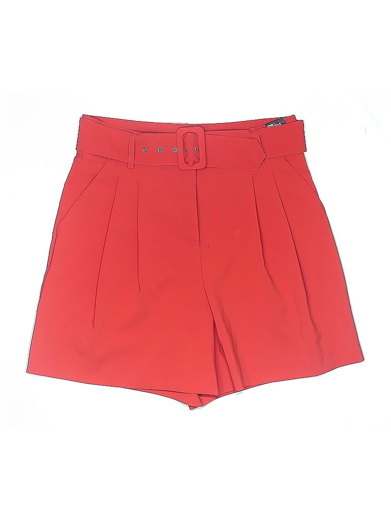 7th Avenue Design Studio New York & Company Solid Red Shorts Size 12 ...