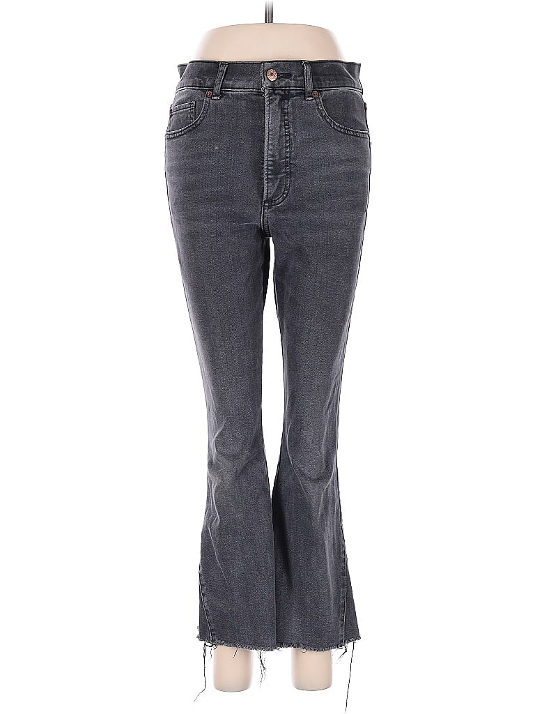 Express Chevron-herringbone Gray Jeans Size 4 - 70% off | ThredUp