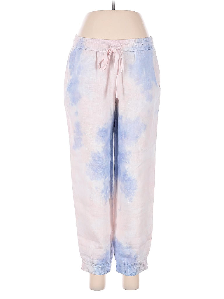 Bella Dahl 100% Linen Tie-dye Blue Linen Pants Size S - 72% off | ThredUp