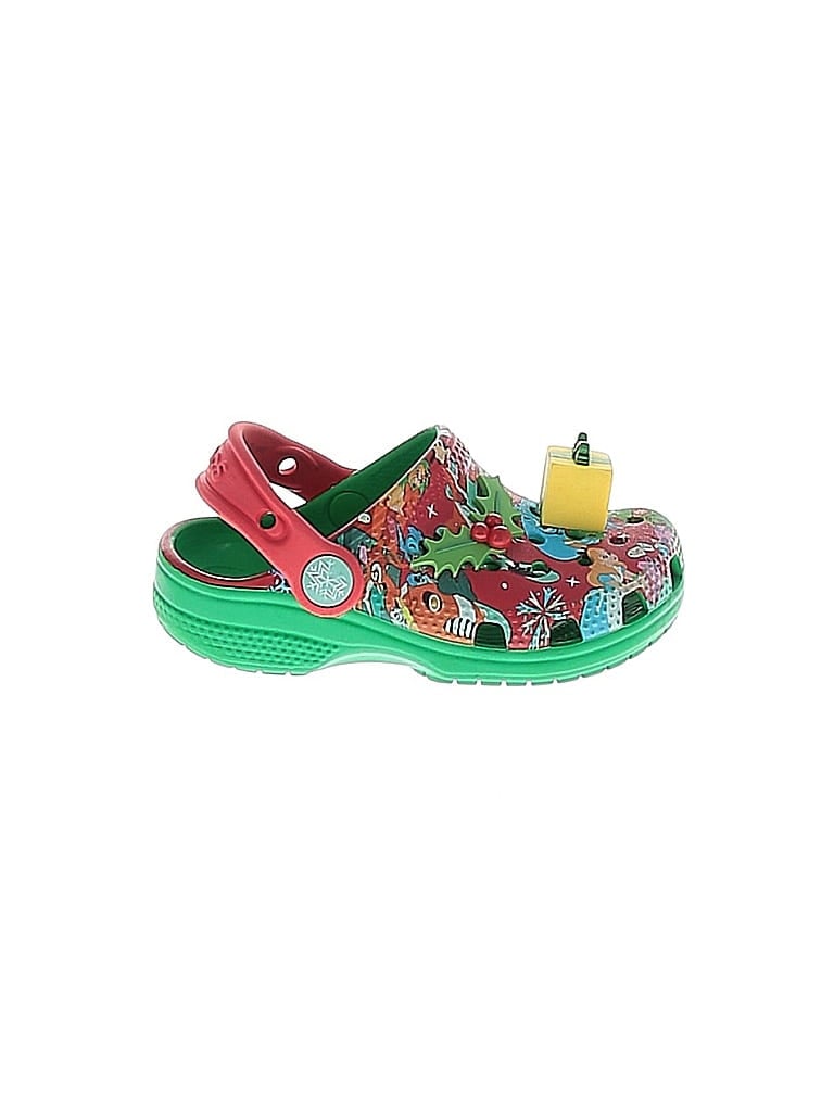 Crocs Tropical Green Red Clogs Size 7 (kids) - 40% off | ThredUp