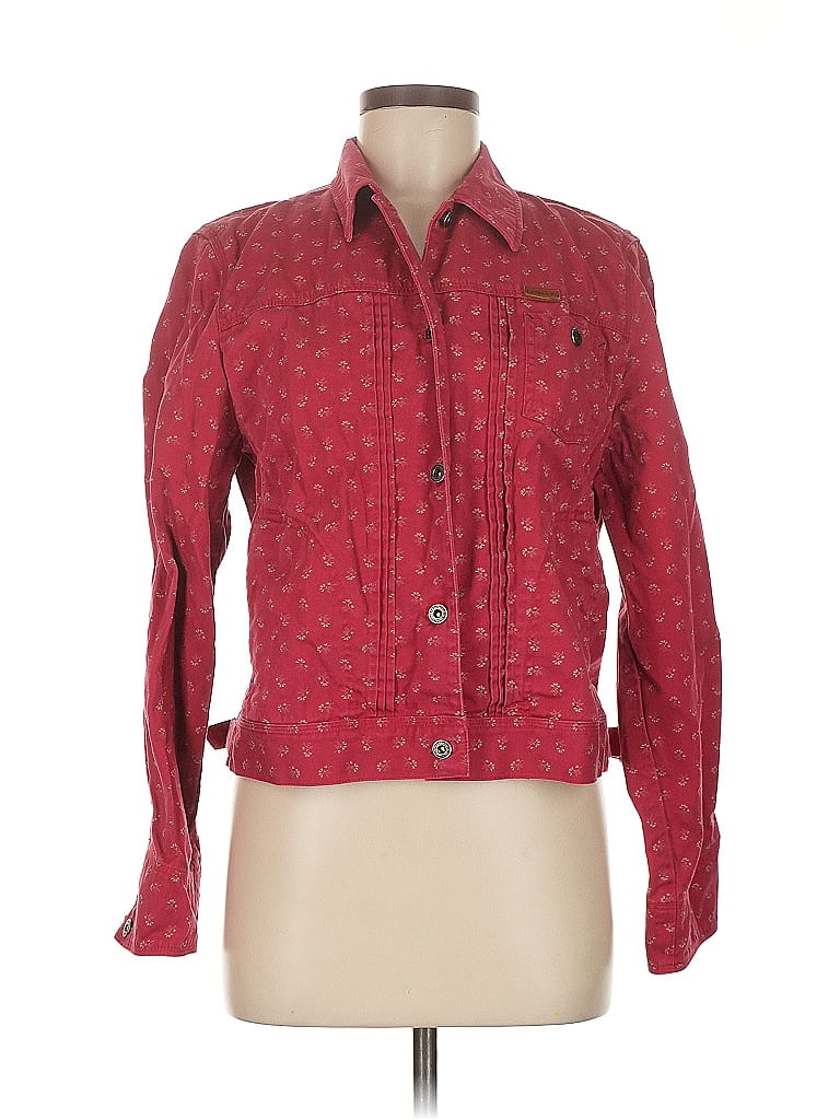 Lauren by Ralph Lauren 100% Cotton Red Jacket Size M - 68% off | ThredUp