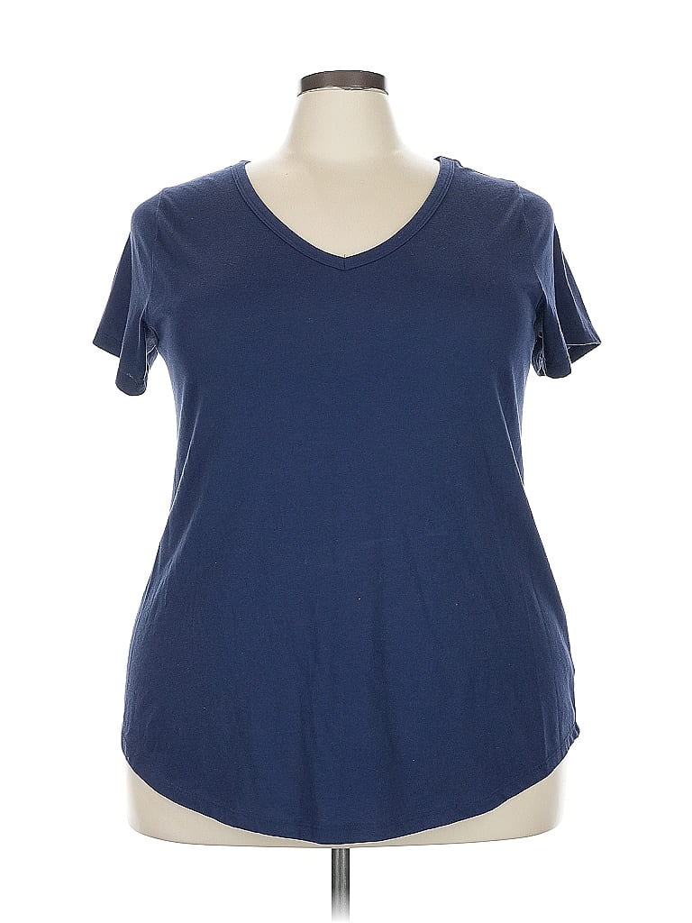 Torrid Blue Short Sleeve T-Shirt Size 3X Plus (3) - 52% off | ThredUp