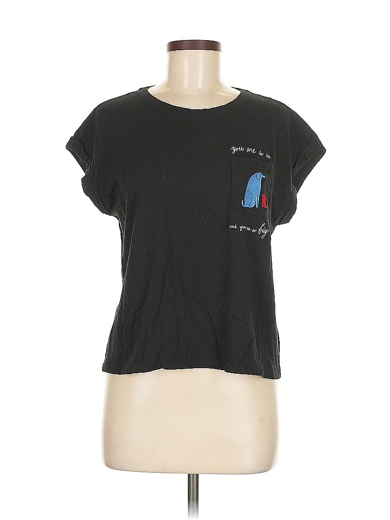 UT for Uniqlo Black Short Sleeve Top Size M - 42% off | ThredUp