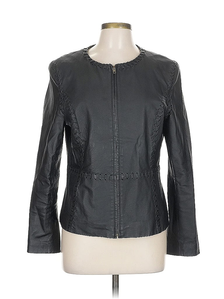 Uniform John Paul Richard 100% Leather Black Leather Jacket Size 10 - 33% off | ThredUp