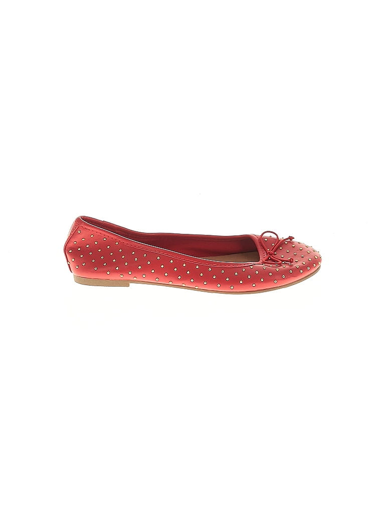 Brash Red Flats Size 6 (wide) - 44% off | ThredUp