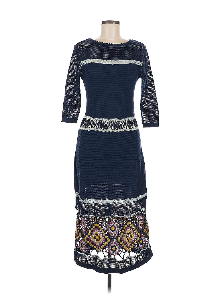 Harare 100% Cotton Blue Casual Dress Size M - 80% off | ThredUp