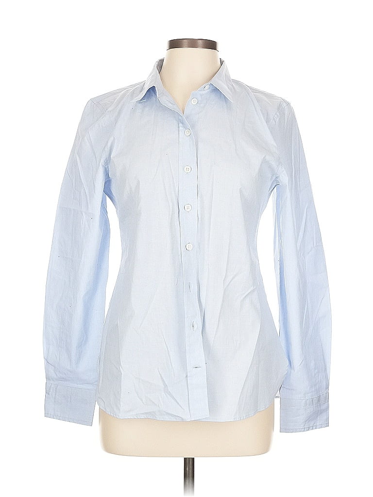 J.Crew Blue Long Sleeve Button-Down Shirt Size 10 - 71% off | ThredUp